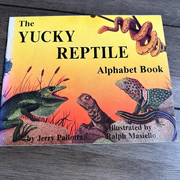 Toys | Vintage Softcover Book The Yucky Reptile Alphabet Book ...